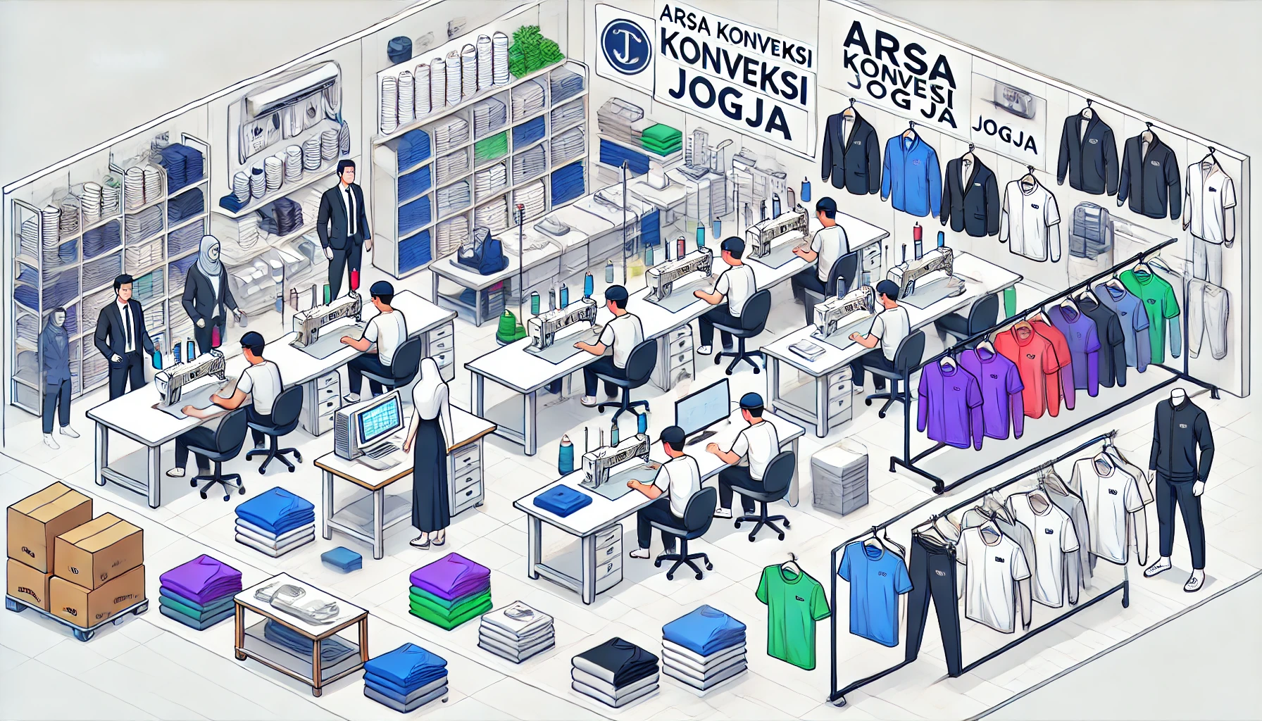 💥 Konveksi Jogja Murah | Arsa Konveksi Jogja 0812-2521-7523